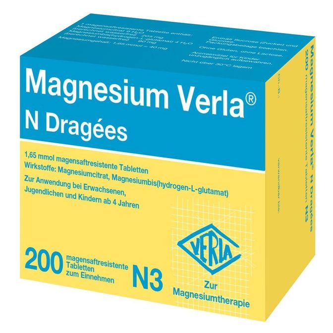 Magnesium Verla® N Dragées 200 St - shop-apotheke.com
