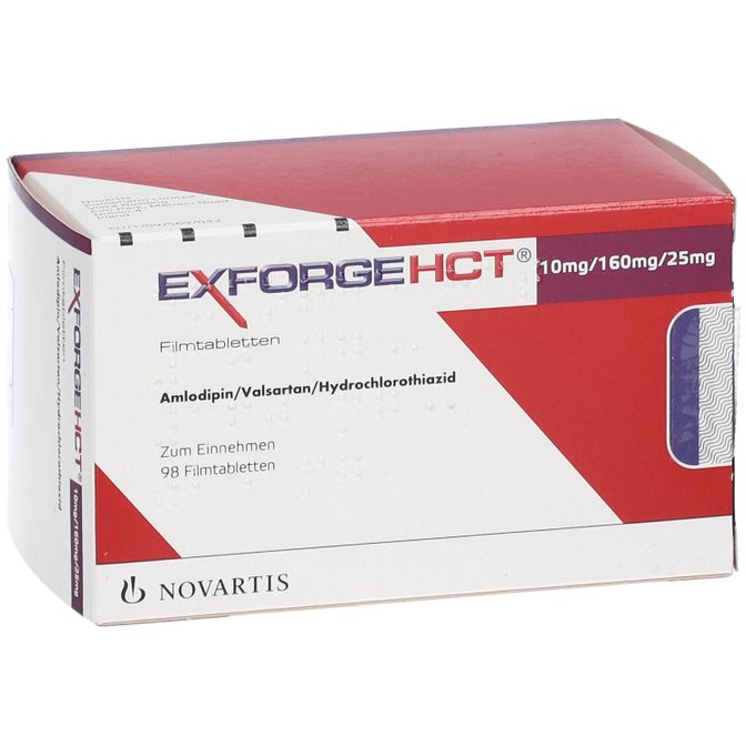 Exforge® HCT 10 mg/160 mg/25 mg 98 St - shop-apotheke.com
