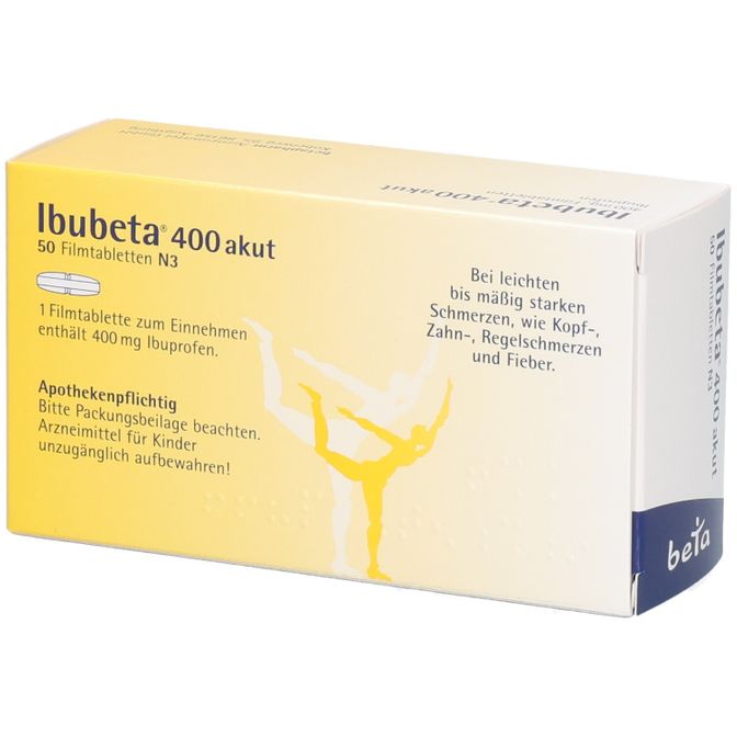 Ibubeta® 400 akut 50 St - shop-apotheke.com