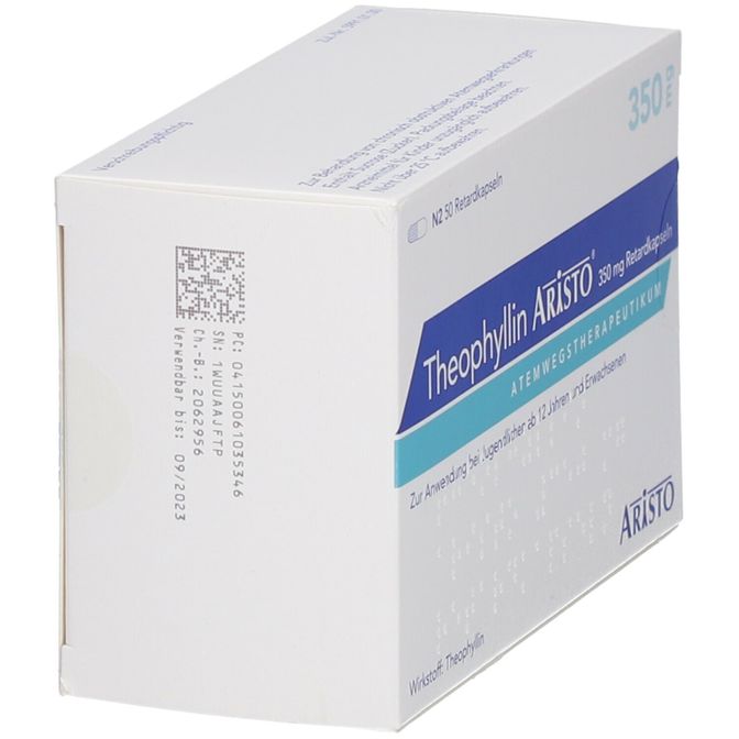 Theophyllin Aristo® 350 mg 50 St - shop-apotheke.com