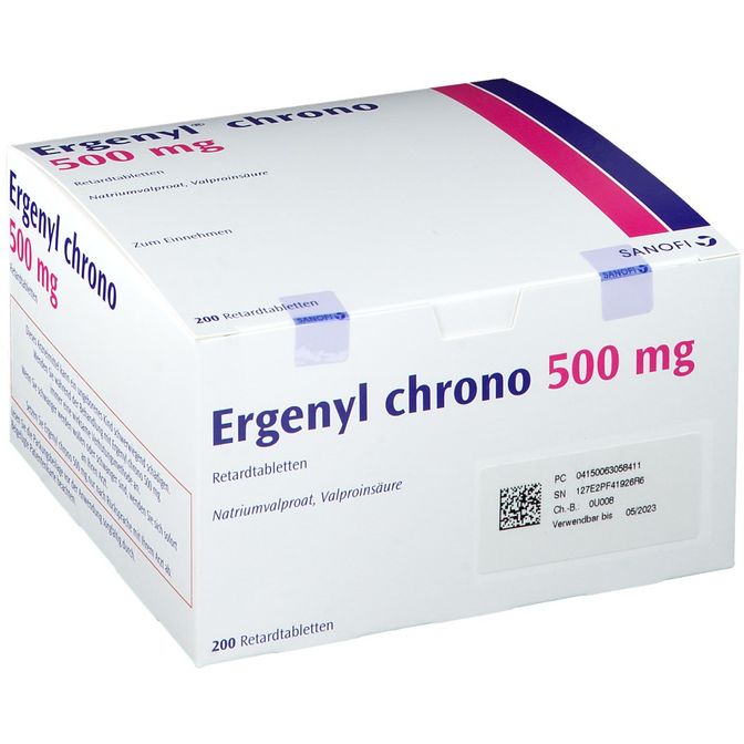 Ergenyl® chrono 500 mg 200 St - shop-apotheke.com