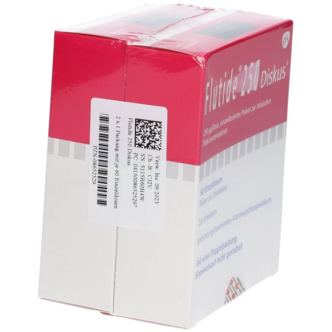 Flutide® 250 Diskus® 2x60 St - shop-apotheke.com