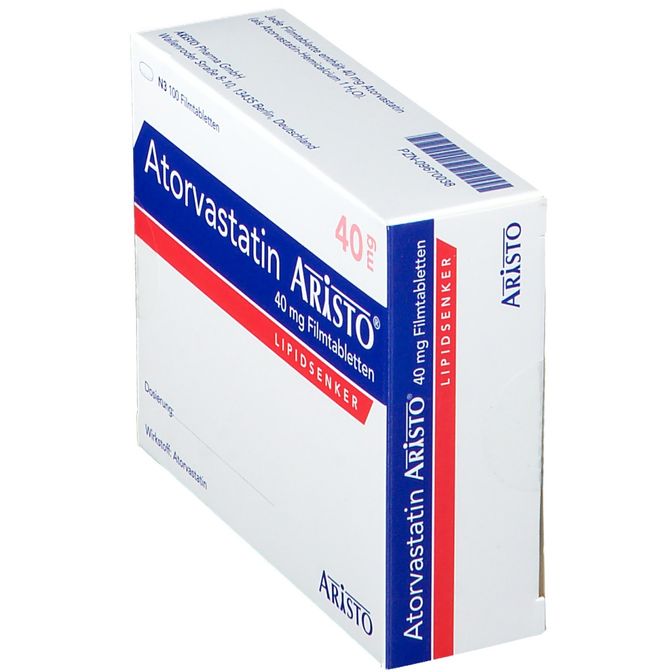 Atorvastatin Aristo® 40 mg 100 St - shop-apotheke.com