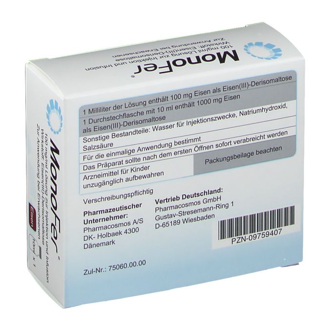 MonoFer® 100 mg/ml 1x10 ml - shop-apotheke.com