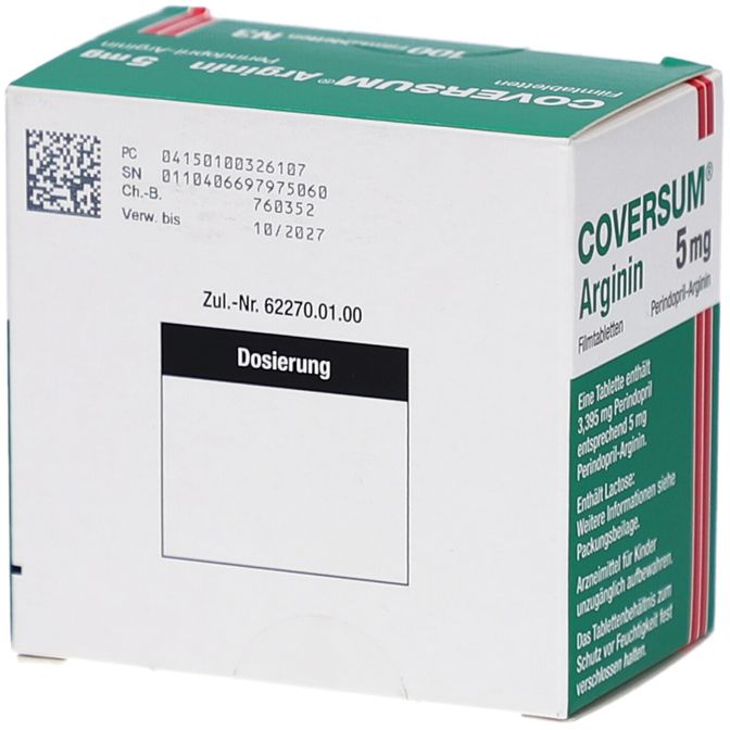 COVERSUM® Arginin 5 mg 100 St - shop-apotheke.com