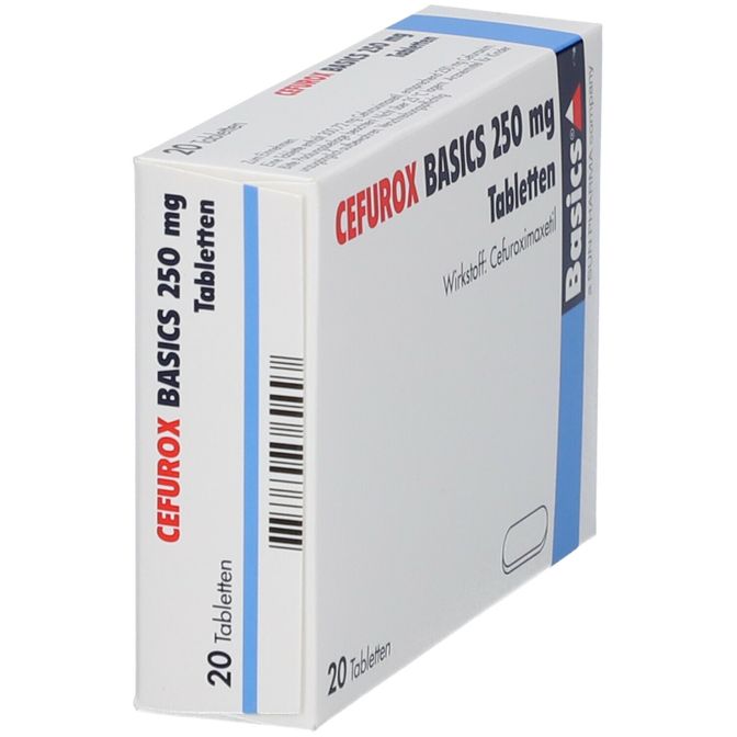 CEFUROX BASICS 250 mg 20 St - shop-apotheke.com