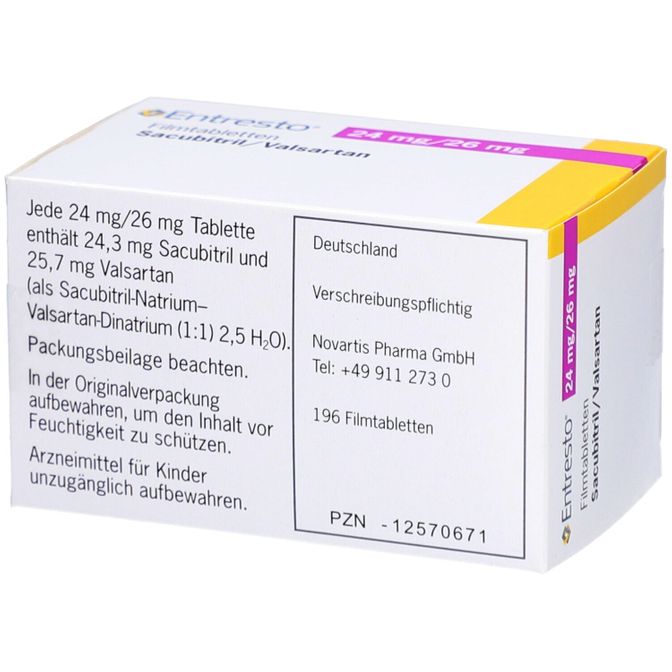 Entresto® 24 mg/26 mg 196 St - shop-apotheke.com