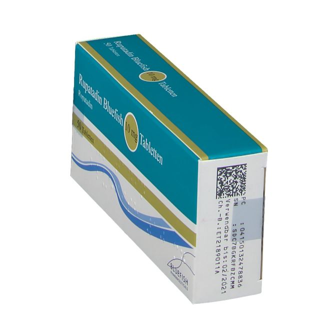 Rupatadin Bluefish 10 mg 50 St - shop-apotheke.com