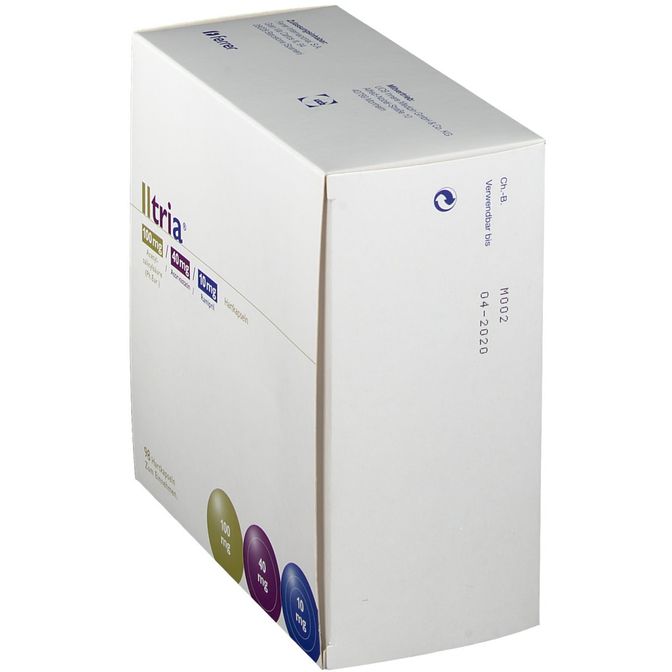 Iltria® 100 mg/40 mg/10 mg 98 St - shop-apotheke.com