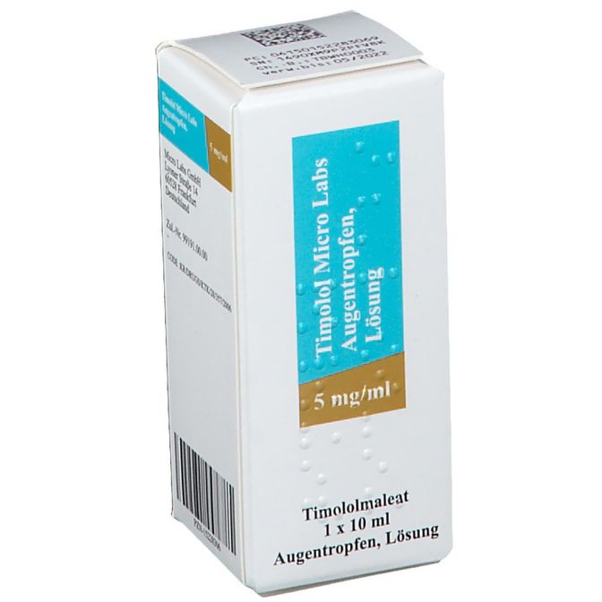 Timolol Micro Labs 5 mg/ml 1x10 ml - shop-apotheke.com