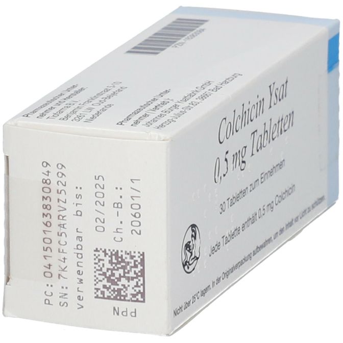 Colchicin Ysat 0,5 mg 30 St - shop-apotheke.com