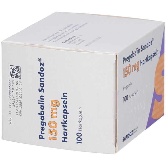 Pregabalin Sandoz® 150 mg 100 St - shop-apotheke.com