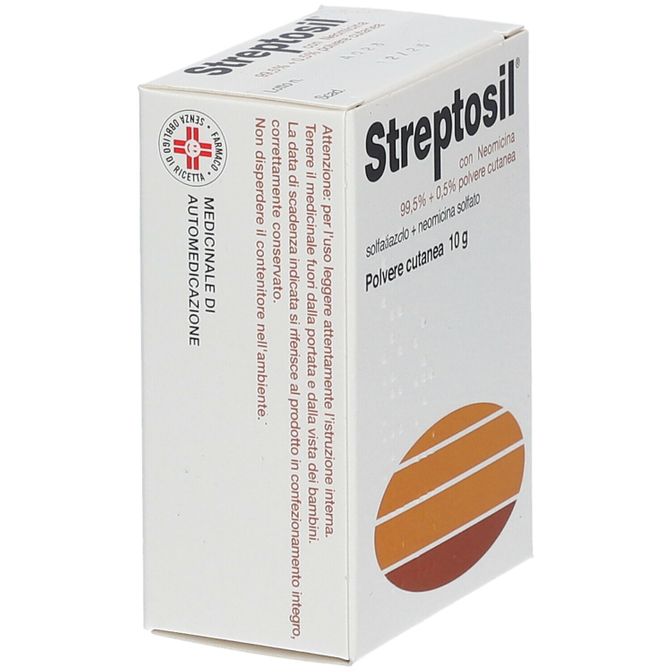 Streptosil® 99,5% + 0,5% Polvere cutanea 10 g | Redcare