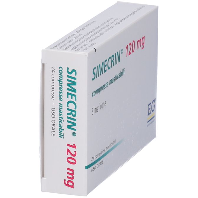 SIMECRIN® 120 mg Simeticone compresse masticabili 24 pz | Redcare