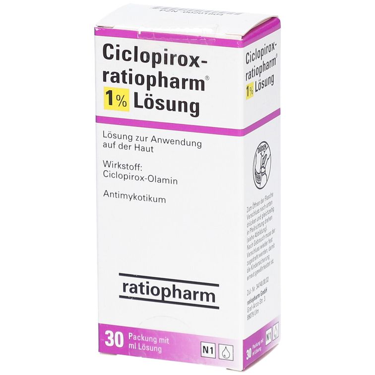Ciclopirox-ratiopharm® 1% 30 ml - shop-apotheke.com