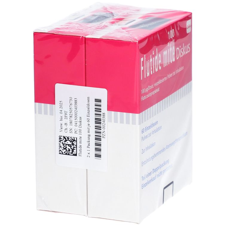 Flutide® mite 100 Diskus® 2x60 St - shop-apotheke.com