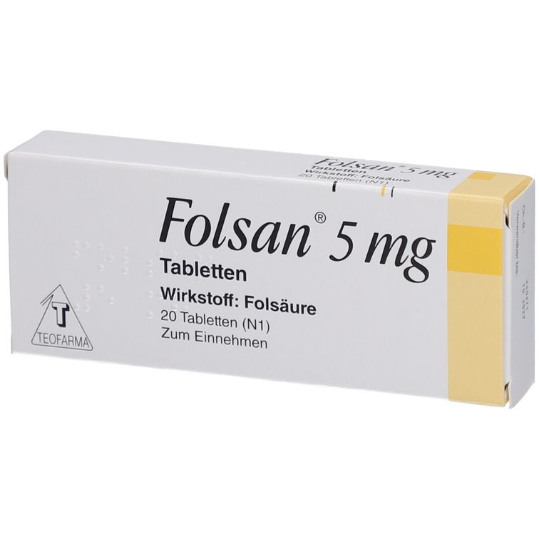 Folsan® 5 mg 20 St - shop-apotheke.com