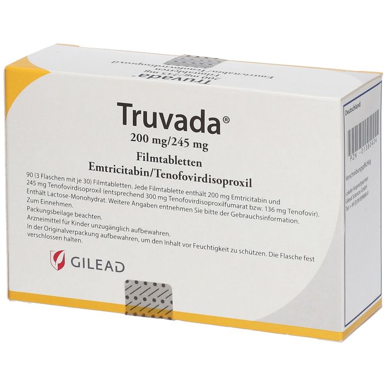 Truvada® 200 mg/245 mg 3x30 St - shop-apotheke.com