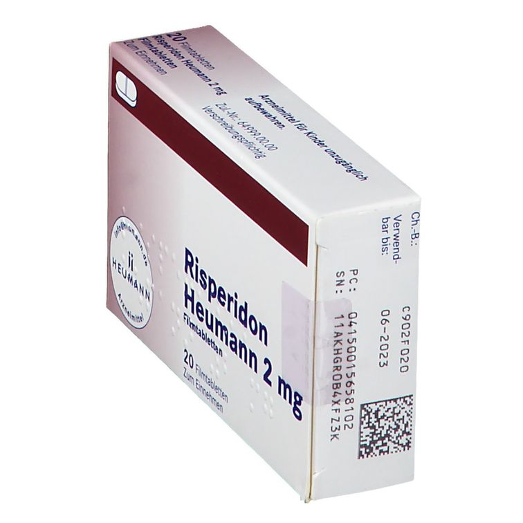 Risperidon Heumann 2 mg 20 St - shop-apotheke.com