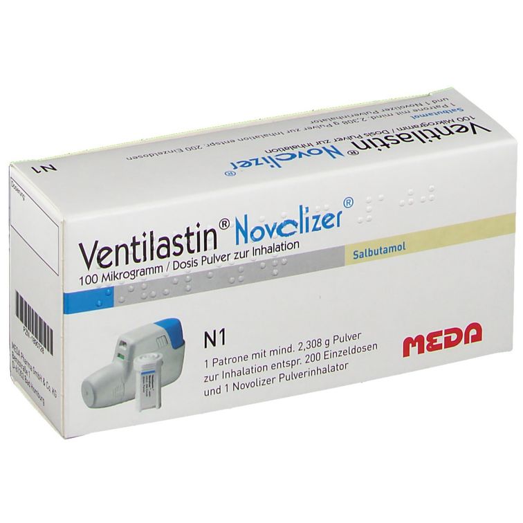 Ventilastin® Novolizer® 100 µg/Dosis 1x200 St - shop-apotheke.com