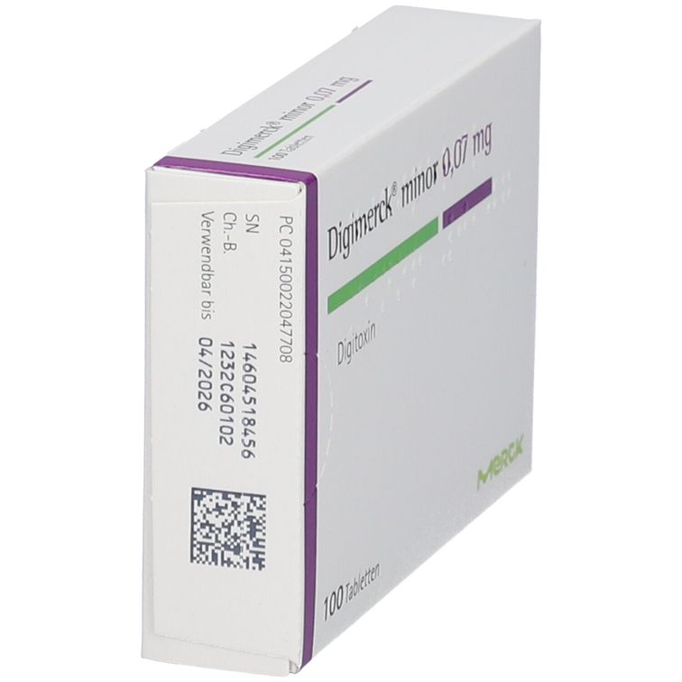 Digimerck® minor 0,07 mg 100 St - shop-apotheke.com