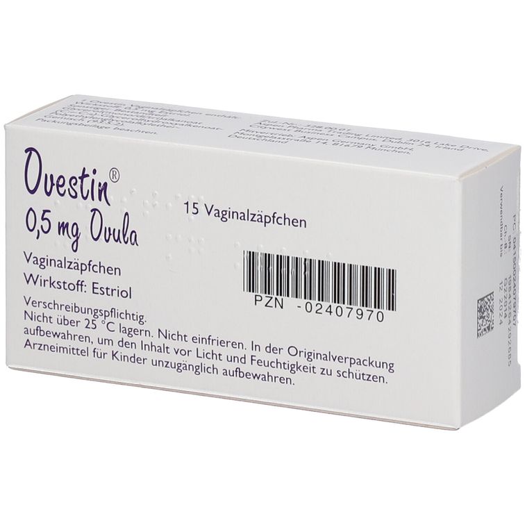 Ovestin® 0,5 mg Ovula 15 St - shop-apotheke.com