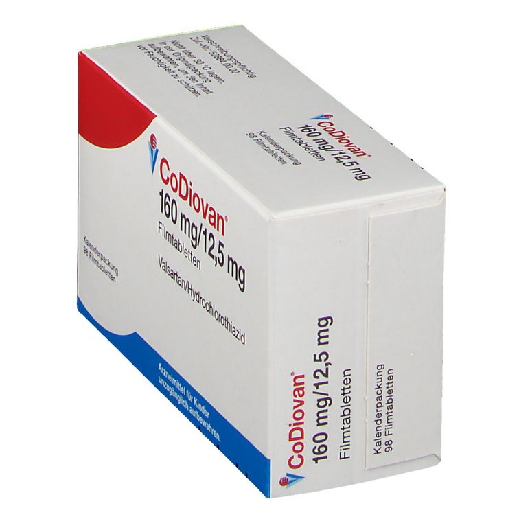 CoDiovan® 160 mg/12,5 mg 98 St - shop-apotheke.com