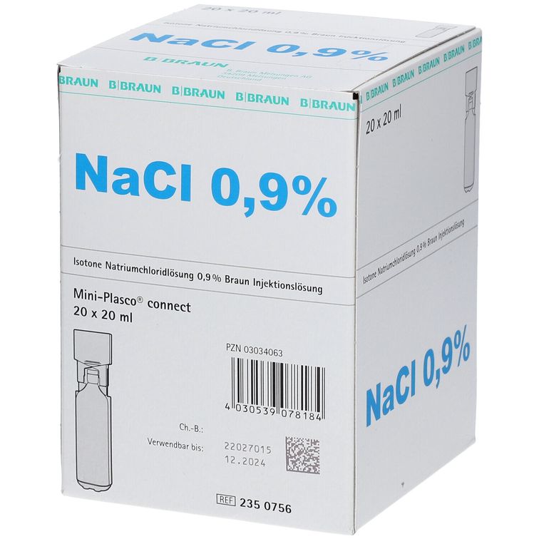 Kochsalzlösung 0,9 % Miniplasco connect 20x20 ml - shop-apotheke.com