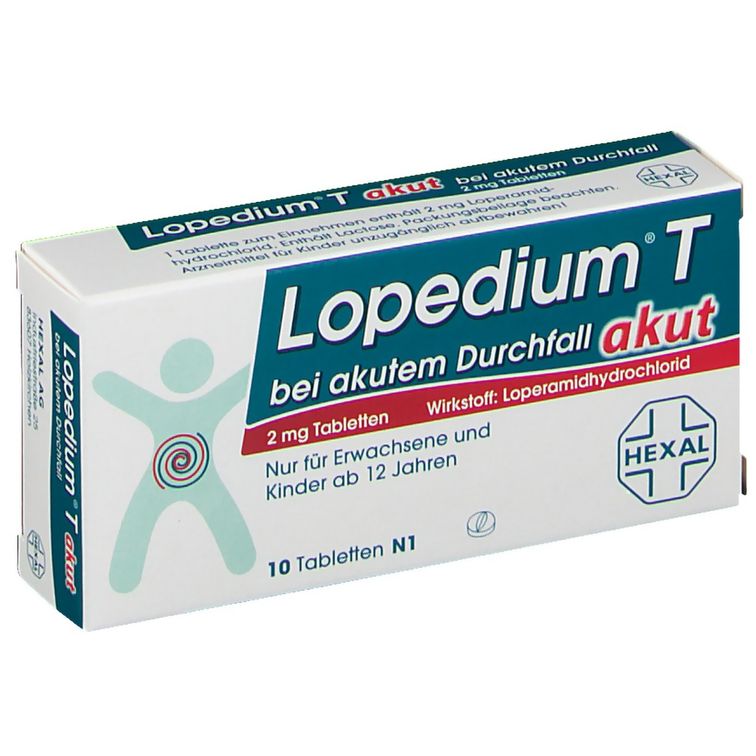 Lopedium® T akut 2 mg 10 St - shop-apotheke.com