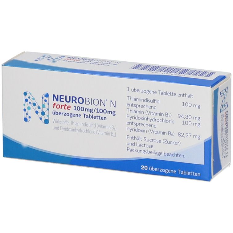 Neurobion® N forte Dragees 20 St - shop-apotheke.com