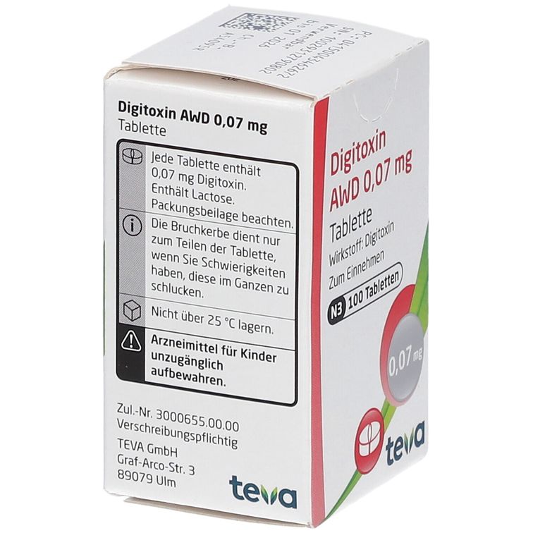 Digitoxin AWD 0,07 mg 100 St - shop-apotheke.com