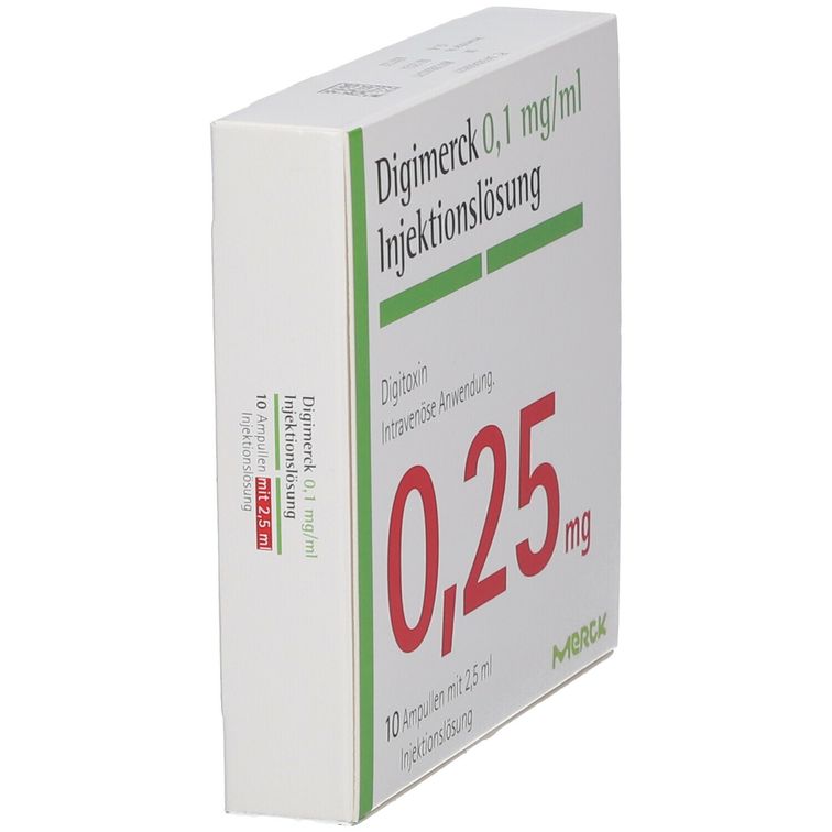Digimerck® 0,1 mg/ml 10x2,5 ml - shop-apotheke.com