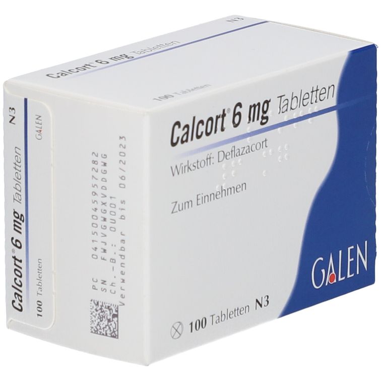 Calcort® 6 mg 100 St - shop-apotheke.com