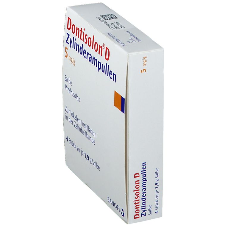 Dontisolon® D Zylinderampullen 5 mg/g 4x1,9 g - shop-apotheke.com