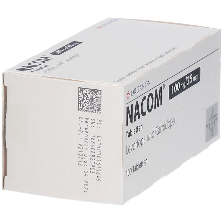 NACOM® 100 mg/25 mg 100 St - shop-apotheke.com
