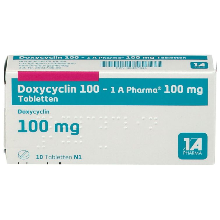 Doxycyclin 100 - 1 A Pharma® 10 St - shop-apotheke.com