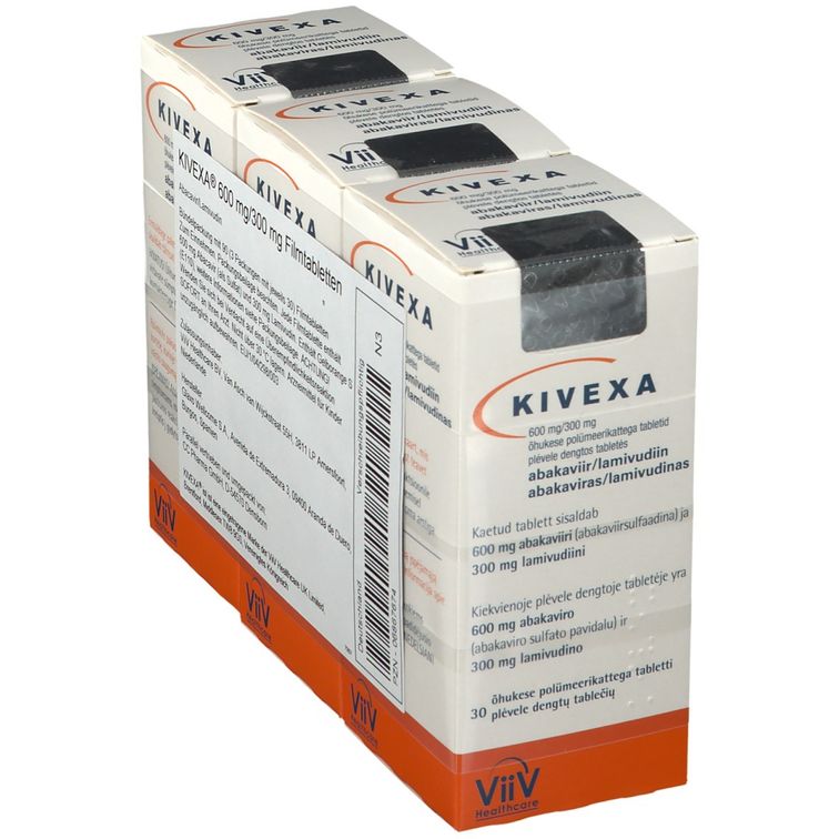 Kivexa® 600 mg/300 mg 3x30 St - shop-apotheke.com