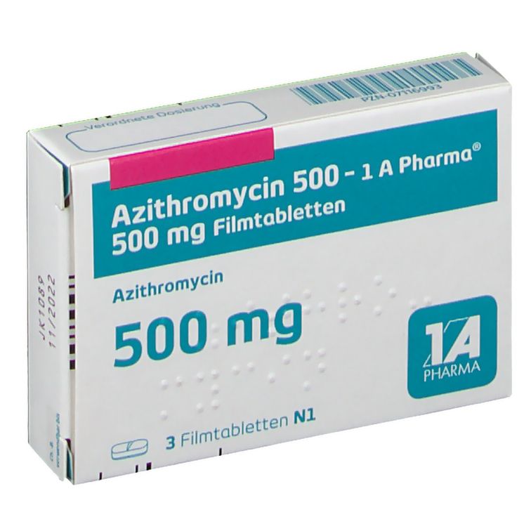 Azithromycin 500 - 1 A Pharma® 500 mg 3 St - shop-apotheke.com