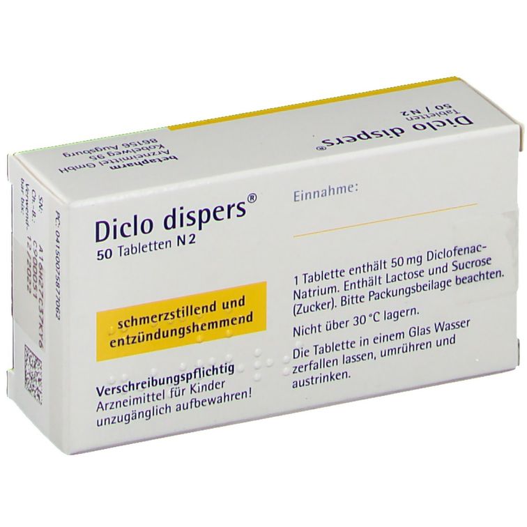 Diclo dispers® 50 St - shop-apotheke.com