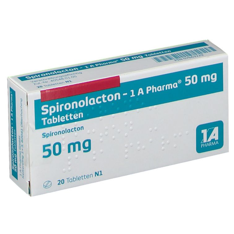 Spironolacton - 1 A Pharma® 50 mg 20 St - shop-apotheke.com