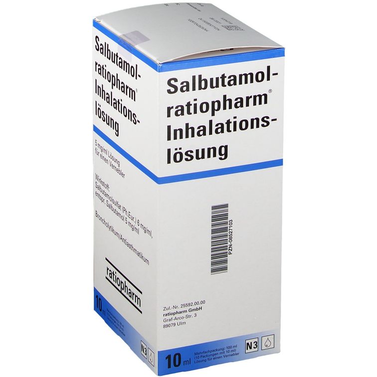 Salbutamol-ratiopharm® Inhalations 10x10 ml - shop-apotheke.com