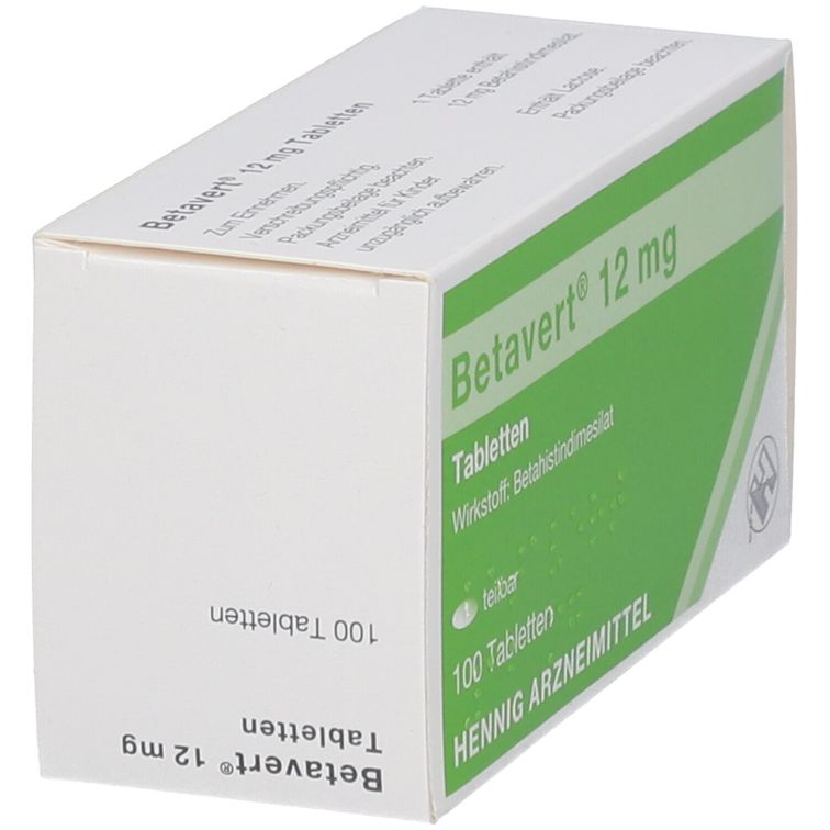 Betavert® 12 mg 100 St - shop-apotheke.com