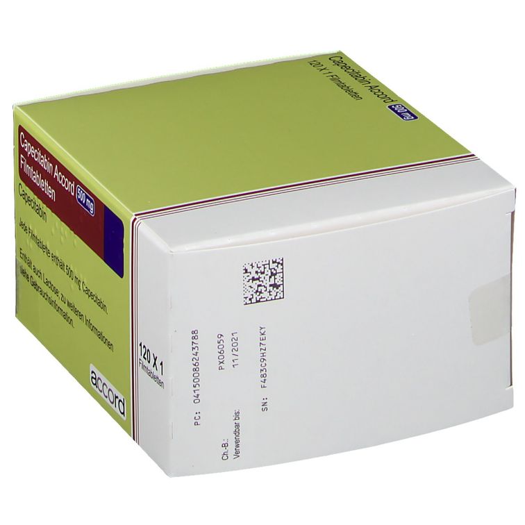 Capecitabin Accord 500 mg 120 St - shop-apotheke.com