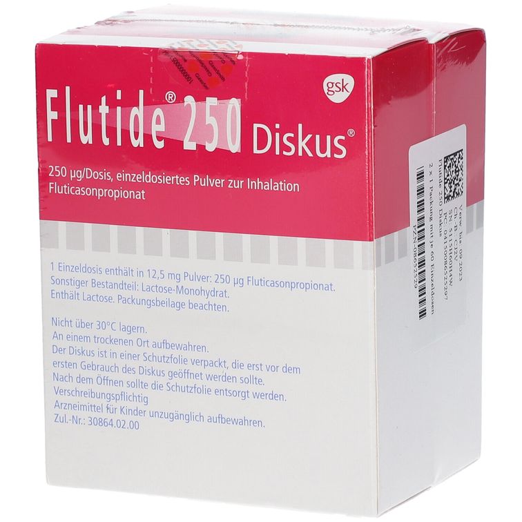 Flutide® 250 Diskus® 2x60 St - shop-apotheke.com