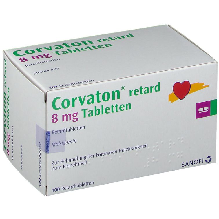 Corvaton® retard 8 mg 100 St - shop-apotheke.com