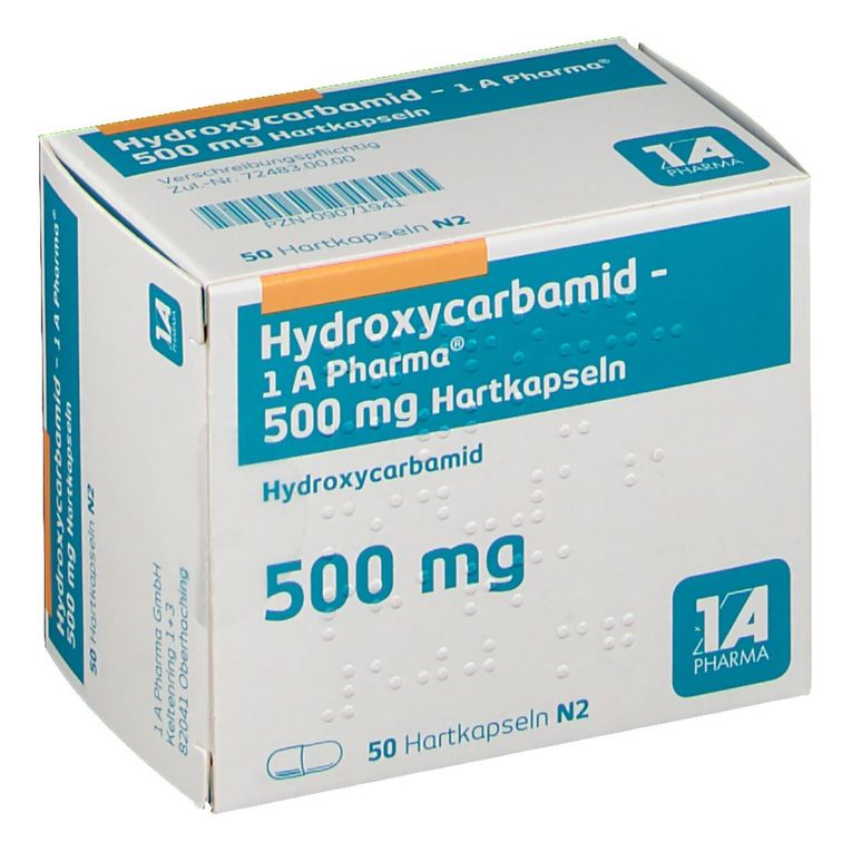 Hydroxycarbamid - 1 A Pharma® 500 mg 50 St - shop-apotheke.com