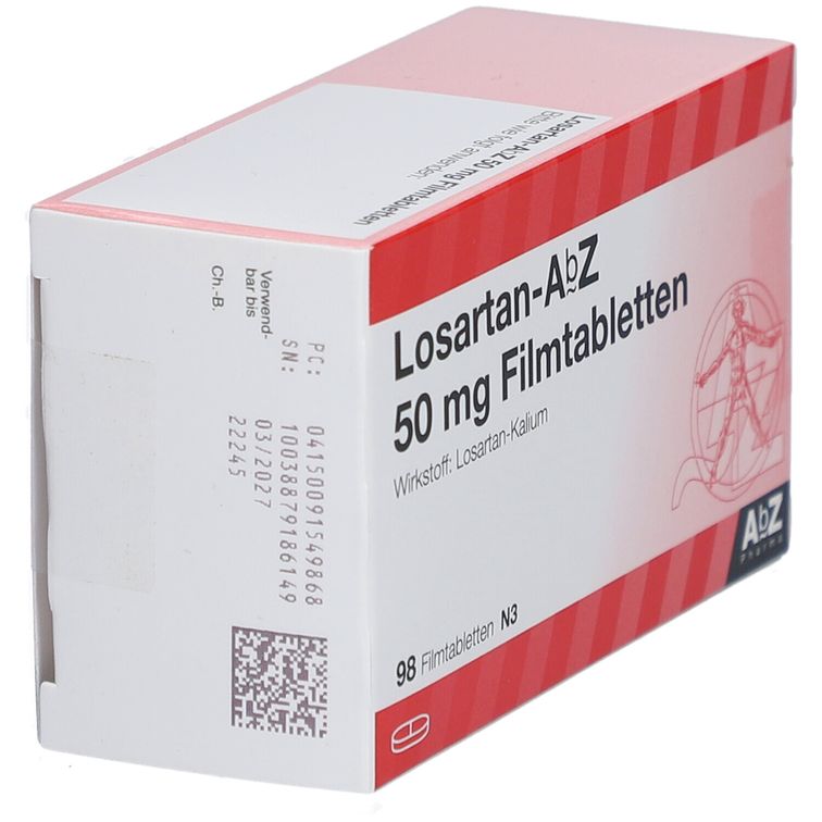 Losartan AbZ 50 mg 98 St - shop-apotheke.com