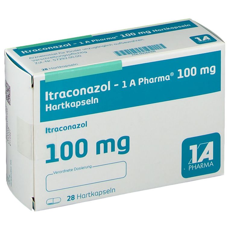 Itraconazol - 1 A Pharma® 100 mg 28 St - shop-apotheke.com