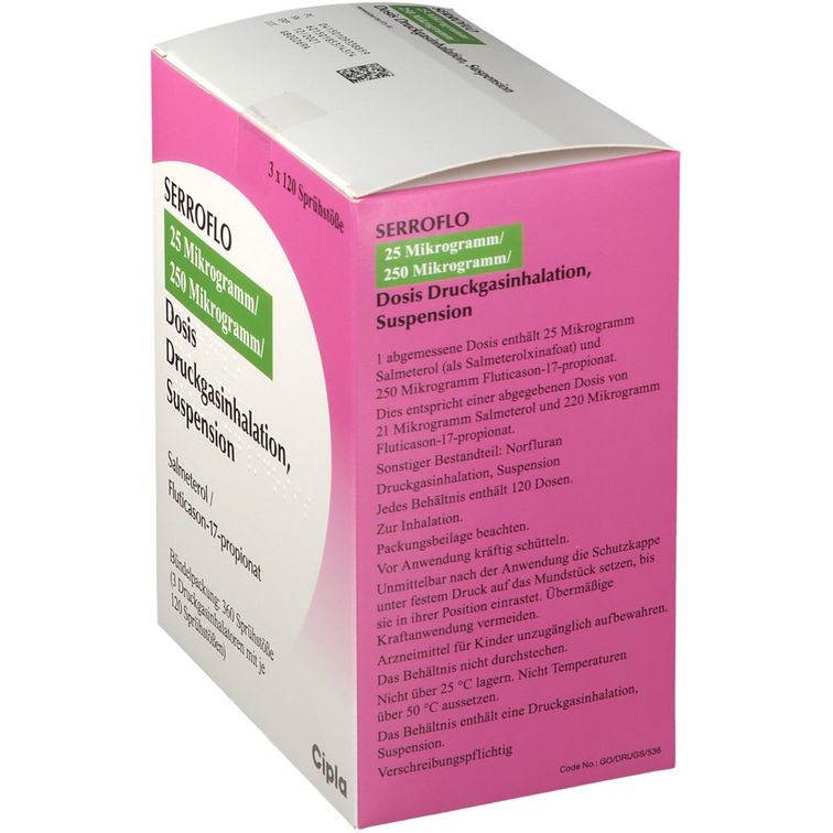 SERROFLO 25 μg/250 μg/Dosis 3 St - shop-apotheke.com