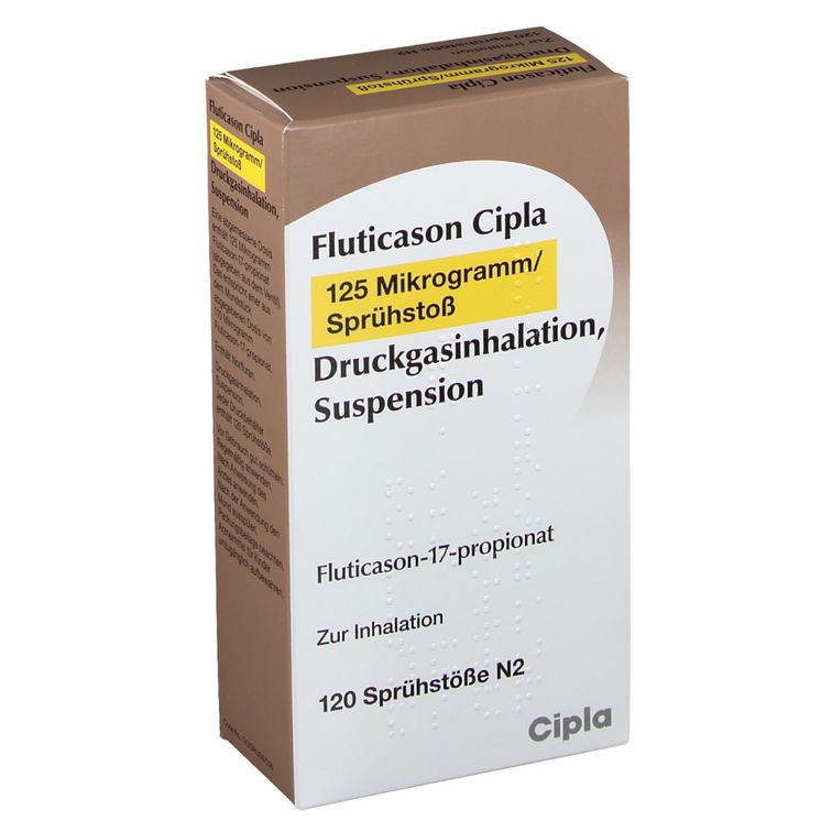 Fluticason Cipla 125 Mikrogramm/Sprühstoß 1 St - shop-apotheke.com